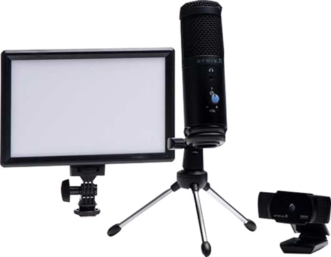 Atrix Streaming Kit w/Webcam, Mic, LED Light, B - CeX (AU): - Buy, Sell ...