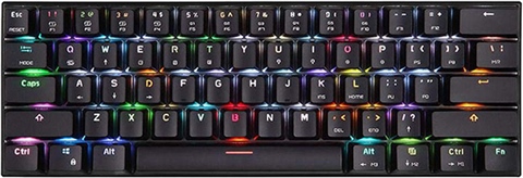 Motospeed CK62 Mechanical Wired Keyboard with Blue Switch, B - CeX (AU ...