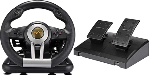 PXN V3 Pro Racing Steering Wheel with Brakes, B (PC/PS4/XBOX ONE/Switch ...