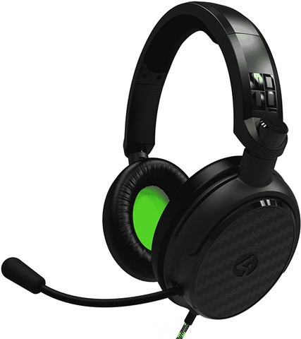 4Gamers C6-100 Gaming Headset (Multiplatform) - Black/Green, B - CeX ...