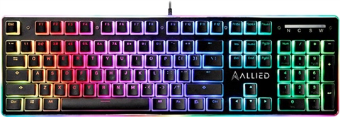 Allied Firehawk RGB Mechanical Gaming Keyboard (Outemu Blue) - Black, A ...