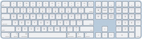 Apple Magic Keyboard With Touch ID & Numeric Keypad (A2520) - Blue, C ...