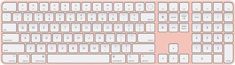 Apple Magic Keyboard With Touch ID & Numeric Keypad (A2520) - Pink, C ...