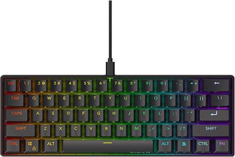Atrix Gskb01 Wired Mechanical Keyboard with RGB (Brown Switch) - Black ...
