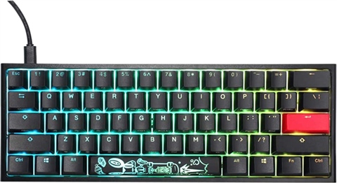 Ducky One 2 RGB TKL USB Mechanical Keyboard (Cherry Red) - Black, B ...