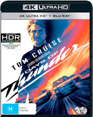 Days of Thunder (M) 1990 (4K UHD+BR) - CeX (AU): - Buy, Sell, Donate