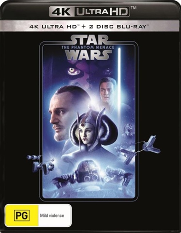 Star Wars Episode 1 : Phantom Menace (PG) 1999 4K+2BR - CeX (AU): - Buy ...