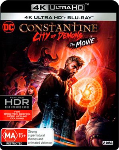Constantine City of Demons The Movie (MA15+) 2018 (4K UHD + BR) - CeX ...