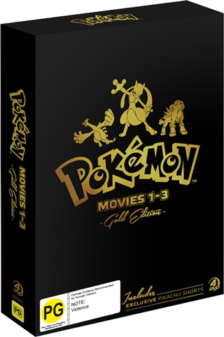 Pokemon - Movies 1-3 (Gold Edition) (4 Disc) - CeX (AU): - Buy, Sell ...