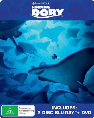 Finding Dory (U) 2016 DVD+BR Big Sleeve Ed. (3 Disc) W/4 Art Cards ...