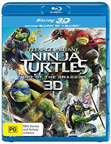 Teenage Mutant Ninja Turtles: Out Of The Shadows (M) 2016 BR+3D - CeX ...