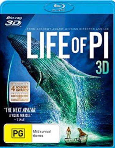 Life of Pi 3D (PG) 2012 - CeX (AU): - Buy, Sell, Donate
