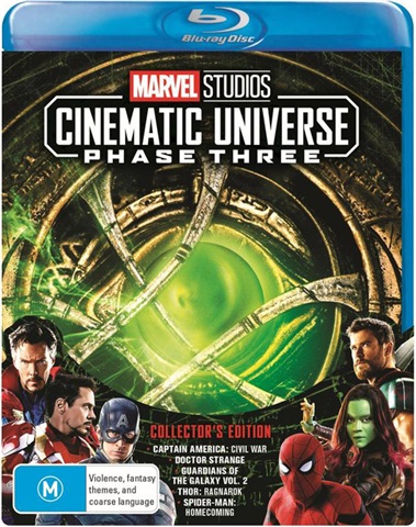 Marvel Studios: Cinematic Universe - Phase 3 Part 1 (M) 6 Discs - CeX ...
