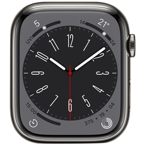 Watch Series 8 (Cel) NO STRAP, Graphite Stainless Steel, 45mm, B - CeX ...