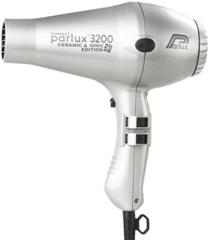 Parlux 3200 Compact Ionic Ceramic Hair Dryer - Silver, A - CeX (AU ...