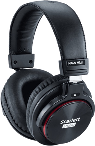 Focusrite Scarlett HP60 MKIII Wired Over-Ear Headphones - Black, B ...
