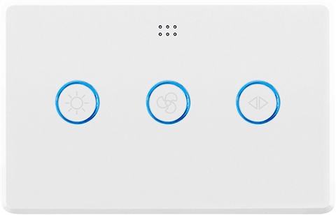 Deta Grid Connect Smart Touch Single Fan Speed Controller - White, A ...