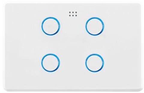 Deta Grid Connect Smart Quad Gang Touch Light Switch - White, A - CeX ...