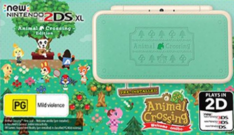NEW 2DS XL, W/ AC Adapter, Animal Crossing Edition, Boxed - CeX (AU ...