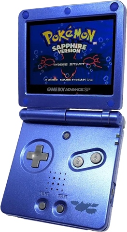 Game Boy Advance SP AGS-001 Console, Kyogre Blue (No Game), Unboxed ...