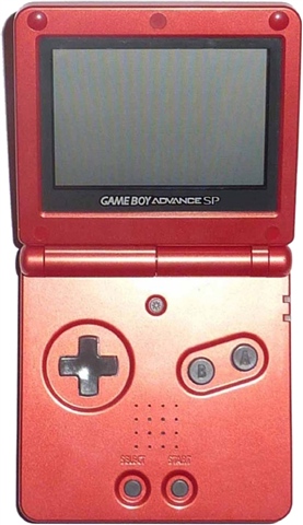 Game Boy Advance SP AGS-001 Console, Metallic Red., Unboxed - CeX (AU ...