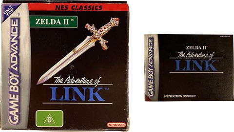 Legend Of Zelda II: The Adventure of Link, w/ Manual, Boxed - CeX (AU ...