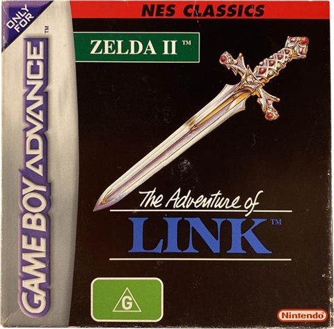 Legend Of Zelda II: The Adventure of Link, No Manual, Boxed - CeX (AU ...