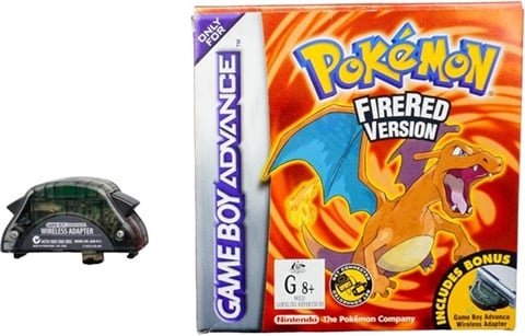 Pokemon Fire Red + Wireless Adaptor, Unboxed - CeX (AU): - Buy, Sell ...