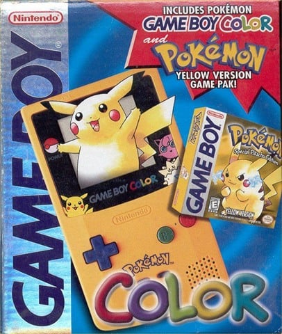 Game Boy Color Console, Pikachu/Pichu Yellow/Blue, Boxed - CeX (AU ...