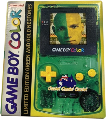 Game Boy Color Console, Green Ozzie! Ozzie! Ozzie! Ed., Boxed - CeX (AU ...