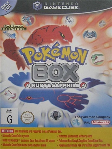 Pokemon Box - Ruby & Sapphire, No Manual, Boxed - CeX (AU): - Buy, Sell ...