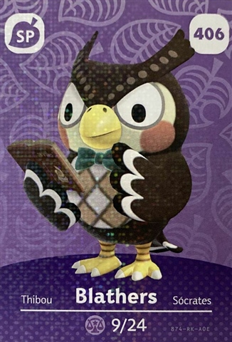 Amiibo Card 406 Blathers - CeX (AU): - Buy, Sell, Donate
