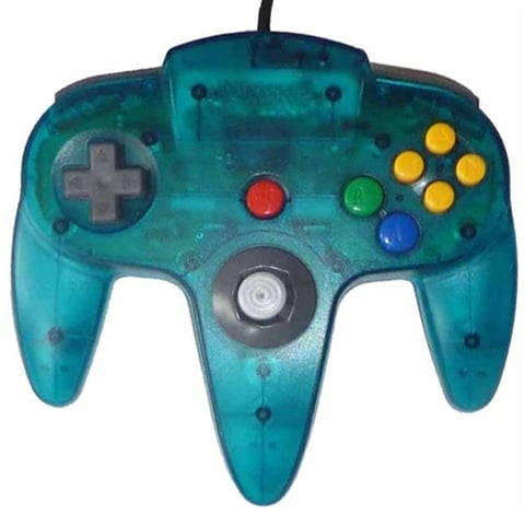 Nintendo 64 Official Clear Blue/White Controller - CeX (AU): - Buy ...