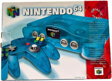 Nintendo 64 Console, Ice Blue W/Expansion Pak, Boxed - CeX (AU): - Buy ...