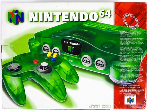 Nintendo 64 Console, Jungle Green W/Expansion Pak, Boxed - CeX (AU ...