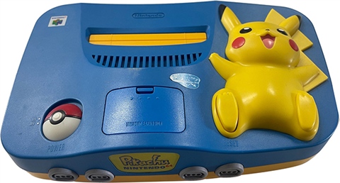 Nintendo 64 Console, Pikachu Blue, Unboxed - CeX (AU): - Buy, Sell, Donate