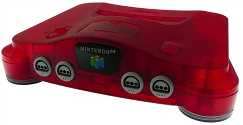 Nintendo 64 Console, Watermelon Red W/Expansion Pak, Discounted - CeX ...