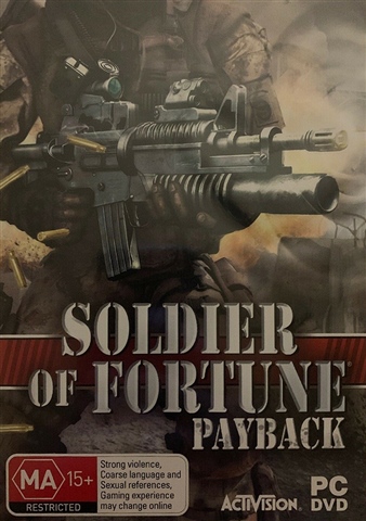 Soldier Of Fortune Payback - CeX (AU): - Buy, Sell, Donate