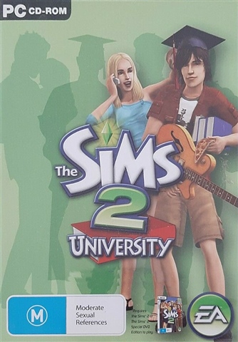 Sims 2, University Expansion Pack *2 Disc* (SN) - CeX (AU): - Buy, Sell ...