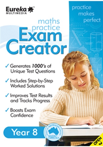 Eureka Practice Exam Creator - Year 8 - CeX (AU): - Buy, Sell, Donate