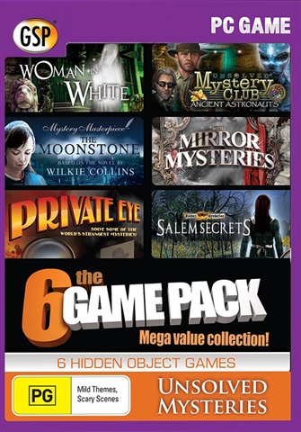 6 Gamepack Hidden Object Games: Unsolved Mysteries - CeX (AU): - Buy ...