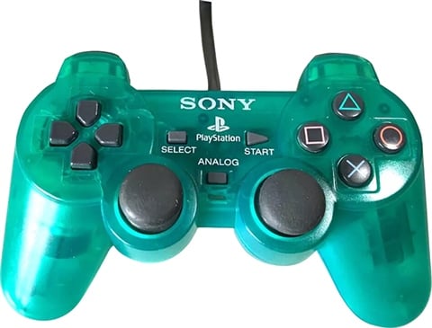 Sony Playstation Official DualShock Controller (SCPH-1200), Crystal ...