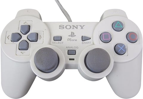 Sony Playstation Official PSOne Dual Shock Controller, White - CeX (AU ...