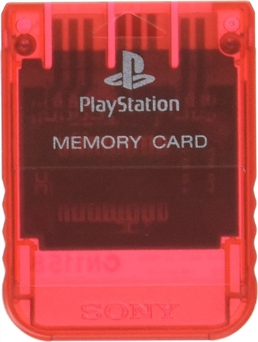 Sony Playstation Official Memory Card, Crimson Red - CeX (AU): - Buy ...