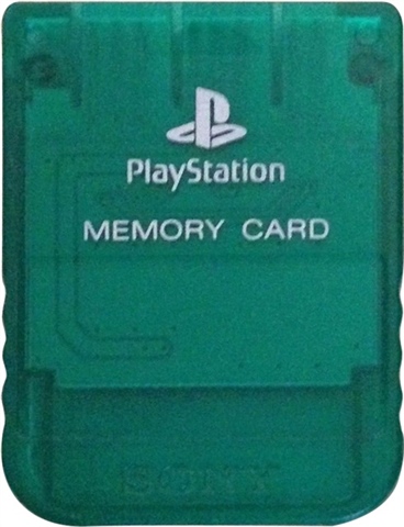 Sony Playstation Official Memory Card, Emerald - CeX (AU): - Buy, Sell ...