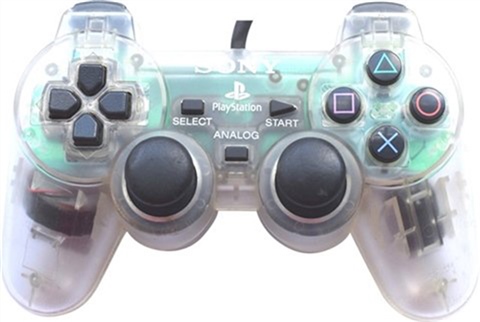 PS2 Official Dual Shock 2 Crystal Clear Controller - CeX (AU): - Buy ...