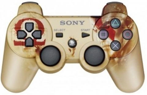 PS3 Official DualShock 3 Controller God of War Ascension Limited Ed., B ...