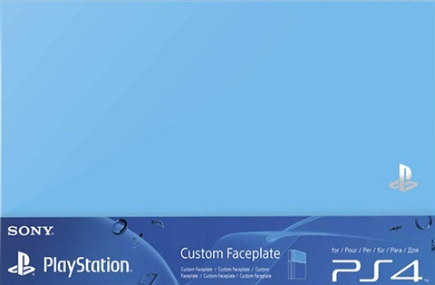 PS4 Official Custom Faceplate Blue - CeX (AU): - Buy, Sell, Donate