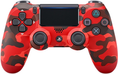 PS4 Official Dual Shock 4 Red Camo Controller (V2) - CeX (AU): - Buy ...