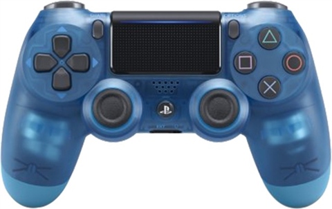 PS4 Official DualShock 4 Crystal Blue Controller (V2), C - CeX (AU ...